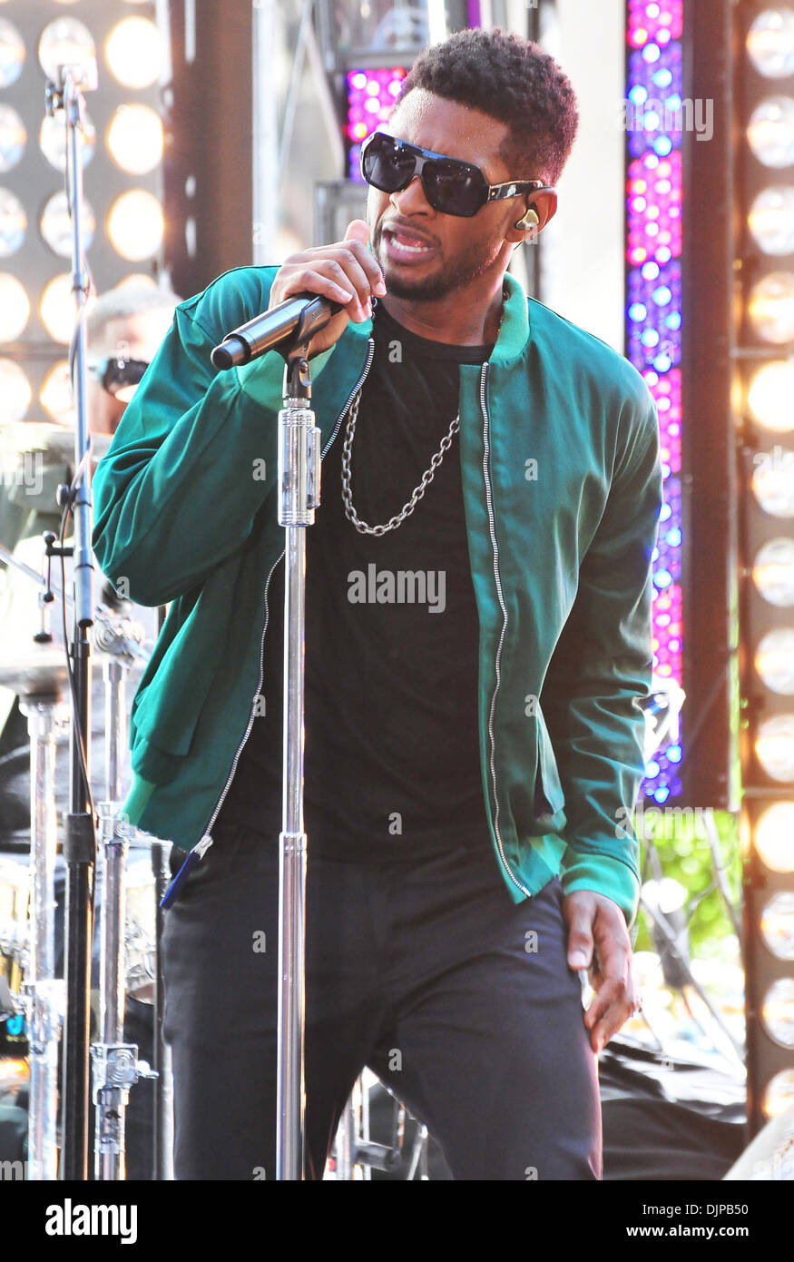 Usher performing live at Rockefeller Center as part of 'Today' show's ...