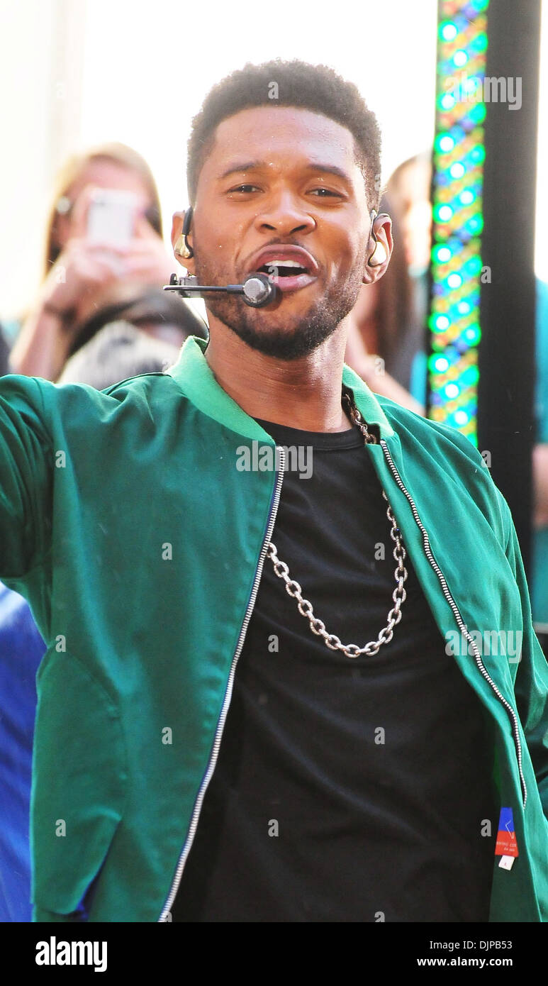 Usher performing live at Rockefeller Center as part of 'Today' show's ...