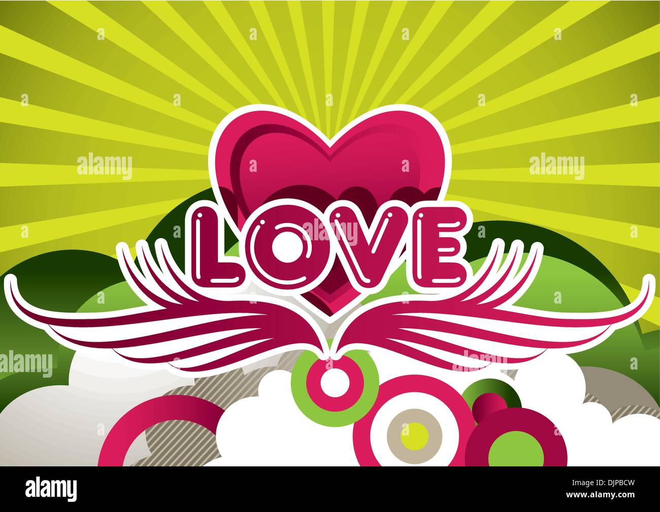 Designed Love background Stock Vector Image & Art - Alamy
