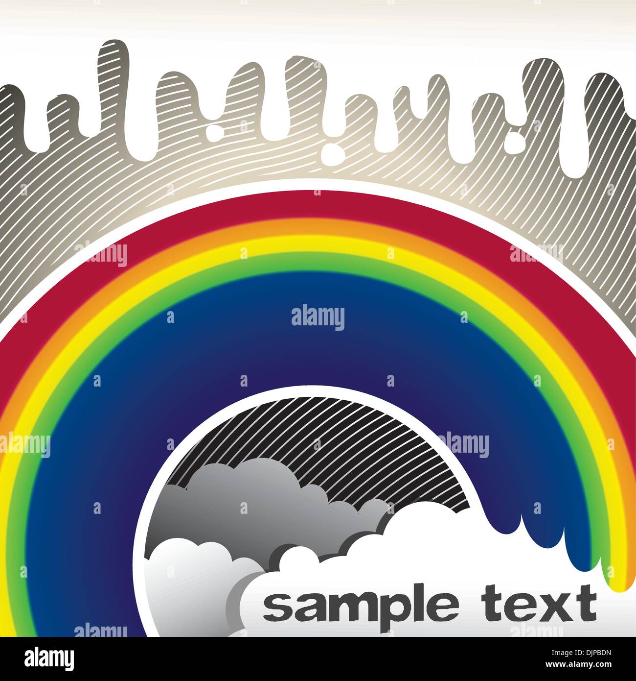 Designed rainbow background Stock Vector Image & Art - Alamy