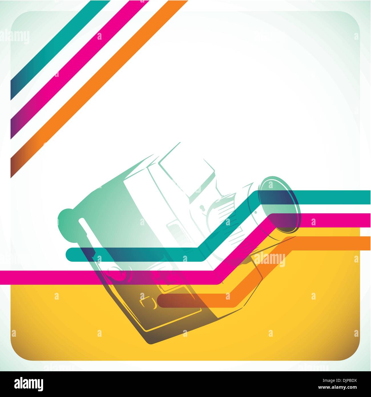 Designed retro layout in color Stock Vector Image & Art - Alamy