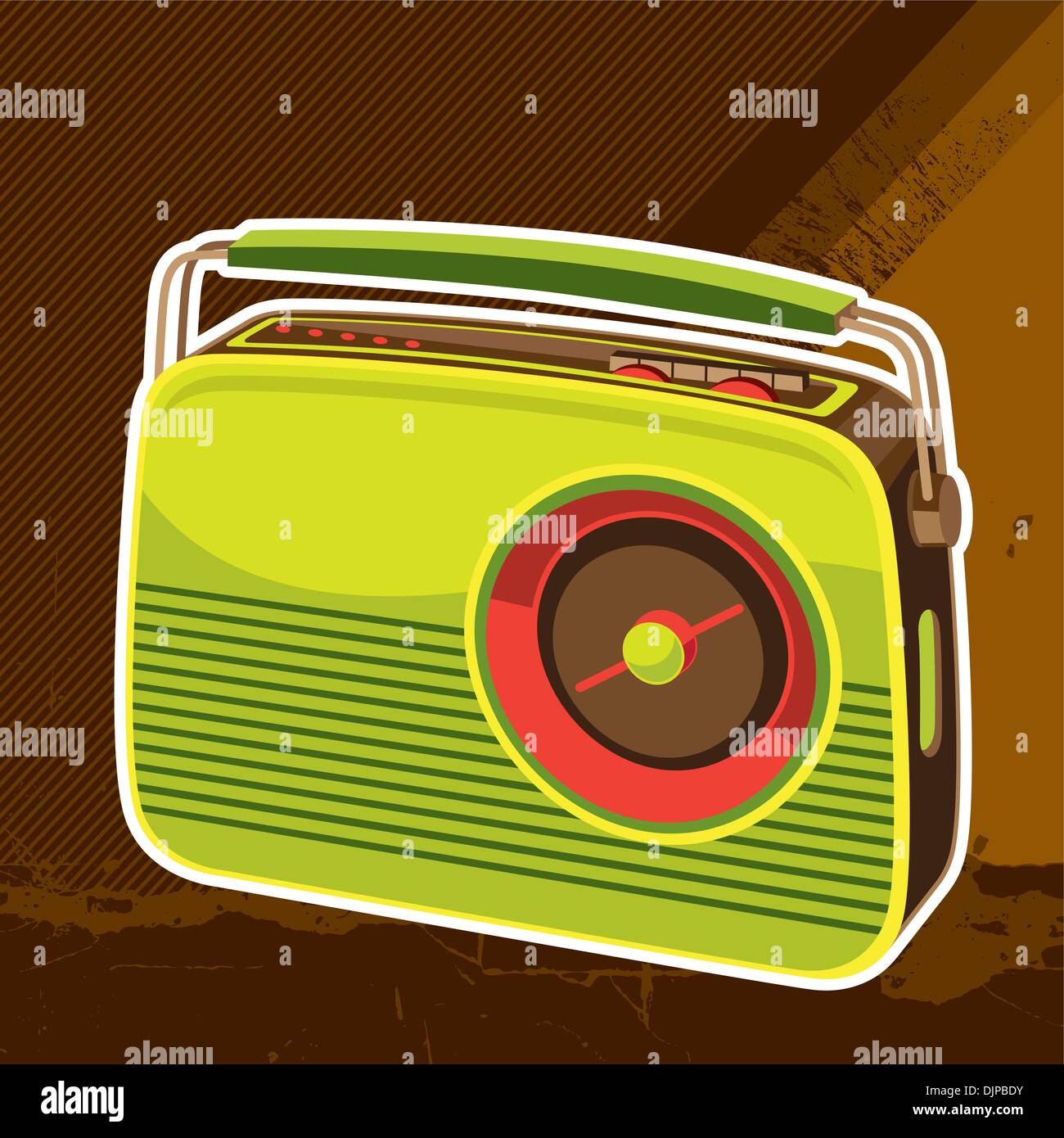 Designed retro radio background Stock Vector Image & Art - Alamy