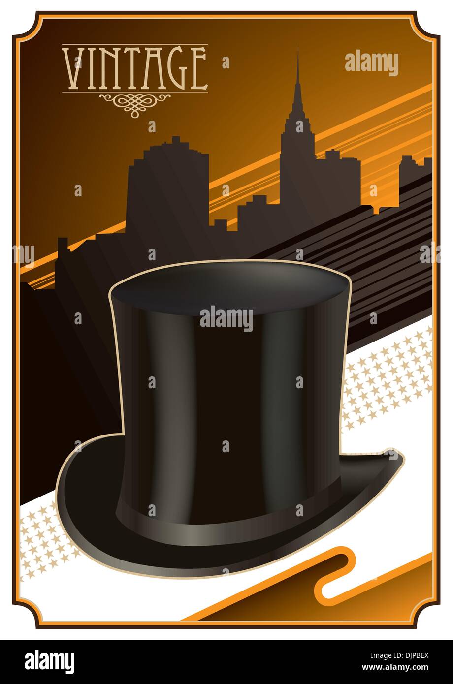 Hat designed Stock Vector Images - Alamy