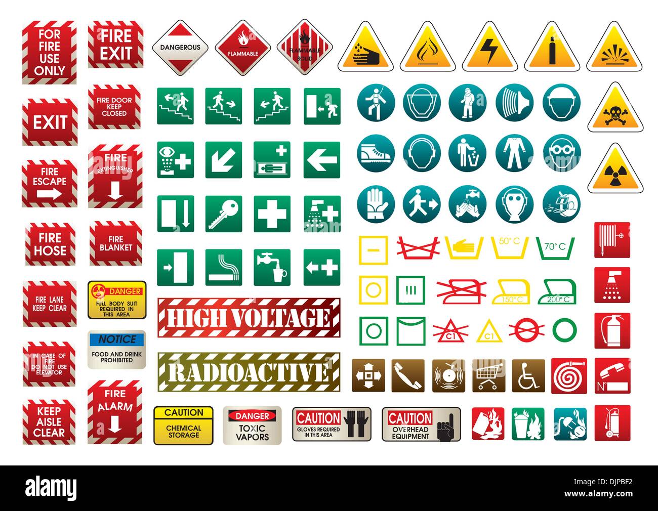 Signs forklift hi-res stock photography and images - Alamy