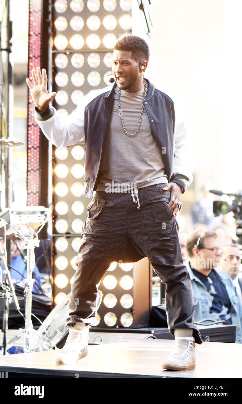 Usher performing live at Rockefeller Center as part of 'Today' show's ...