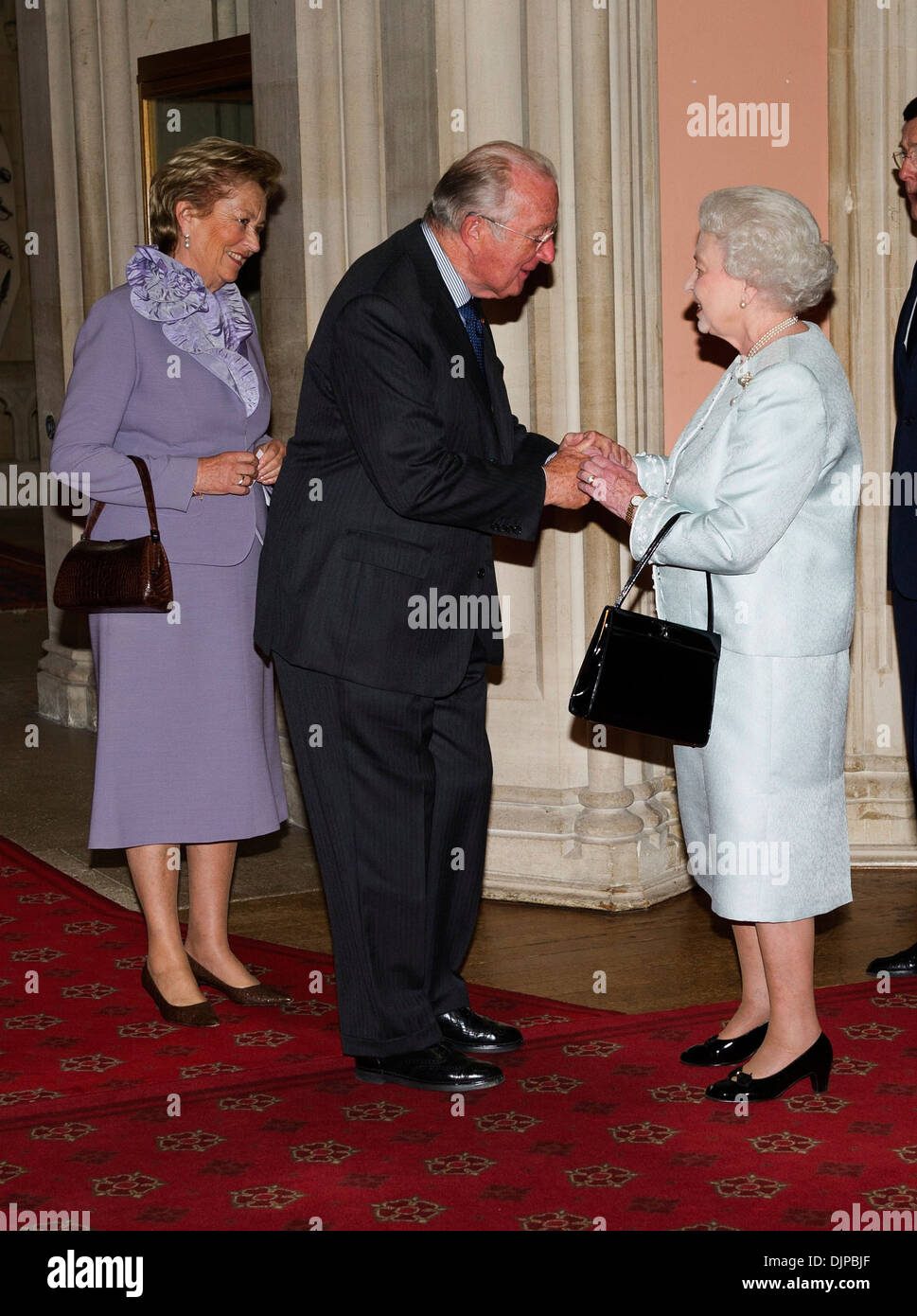 Queen Paola of Belgium King Albert II of Belgium and Queen Elizabeth II ...