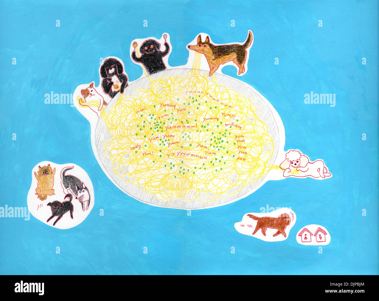 Medium group of dogs hi-res stock photography and images - Alamy