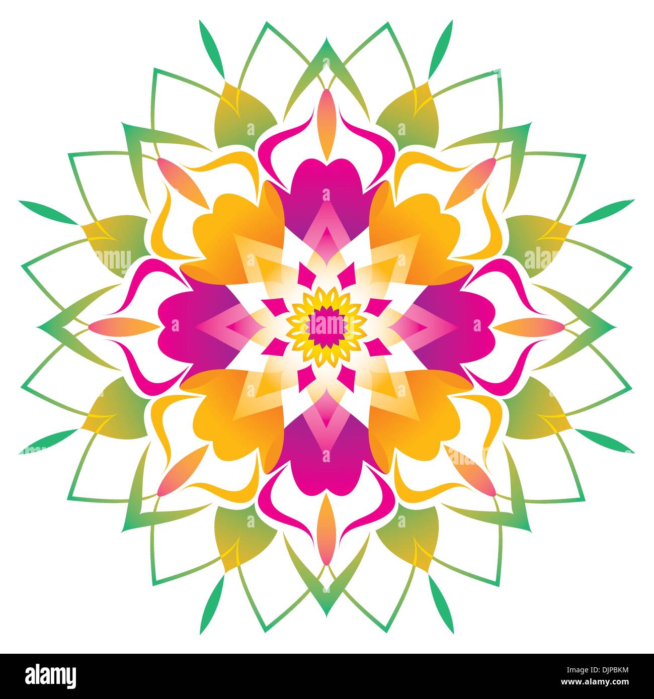 Stylized floral shapes Stock Vector Images - Alamy