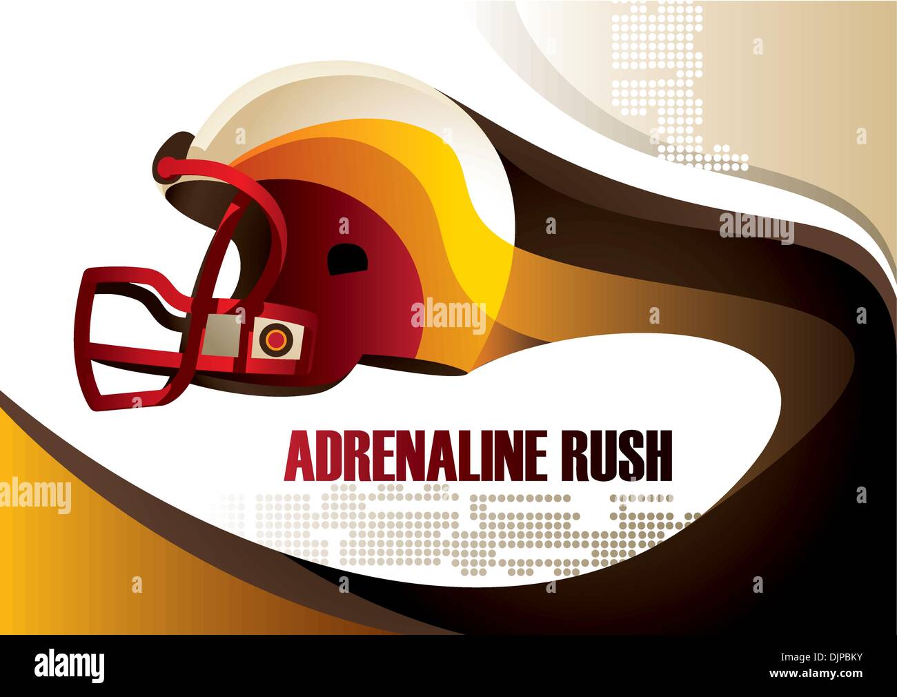 Illustration Of Adrenaline Football High Resolution Stock Photography ...