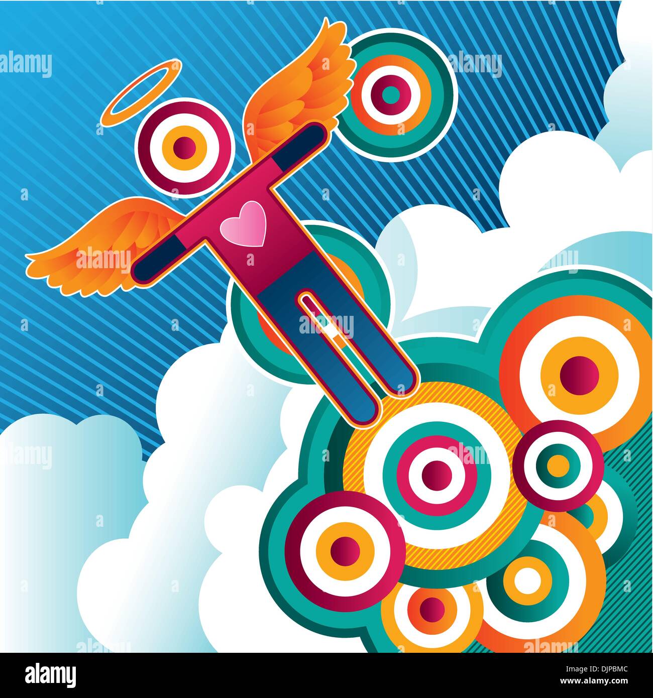 Funny retro colored banner Stock Vector Image & Art - Alamy