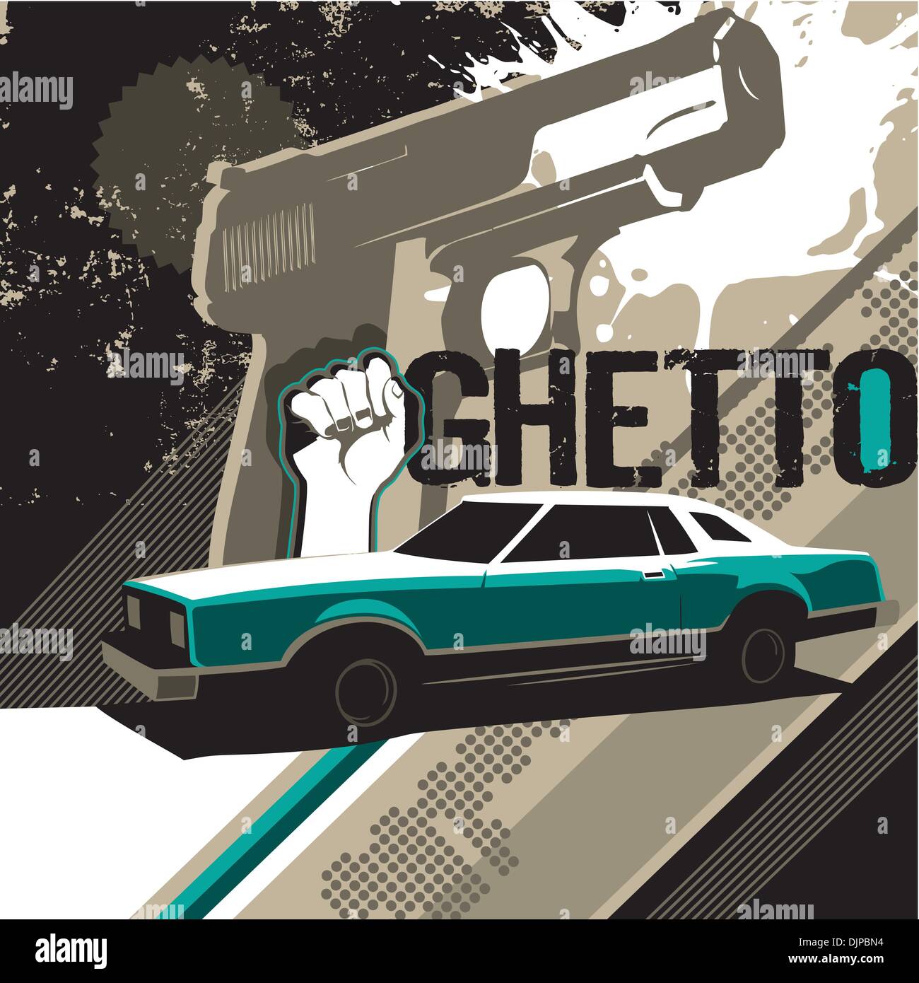 Ghetto artistic background Stock Vector Image & Art - Alamy