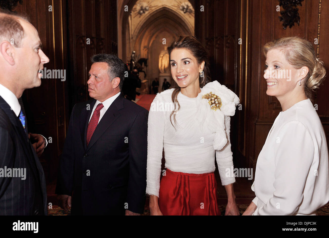 Sophie Countess of Wessex Prince Edward Earl of Wessex Queen Rania of ...