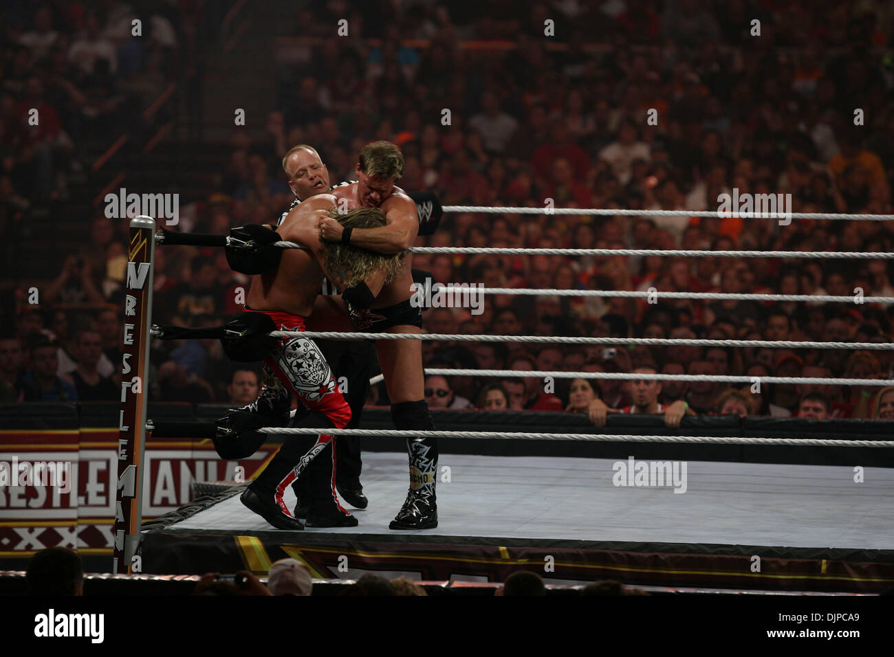 Mar 28, 2010 - Phoenix, Arizona, USA - CHRIS JERICHO and EDGE during ...