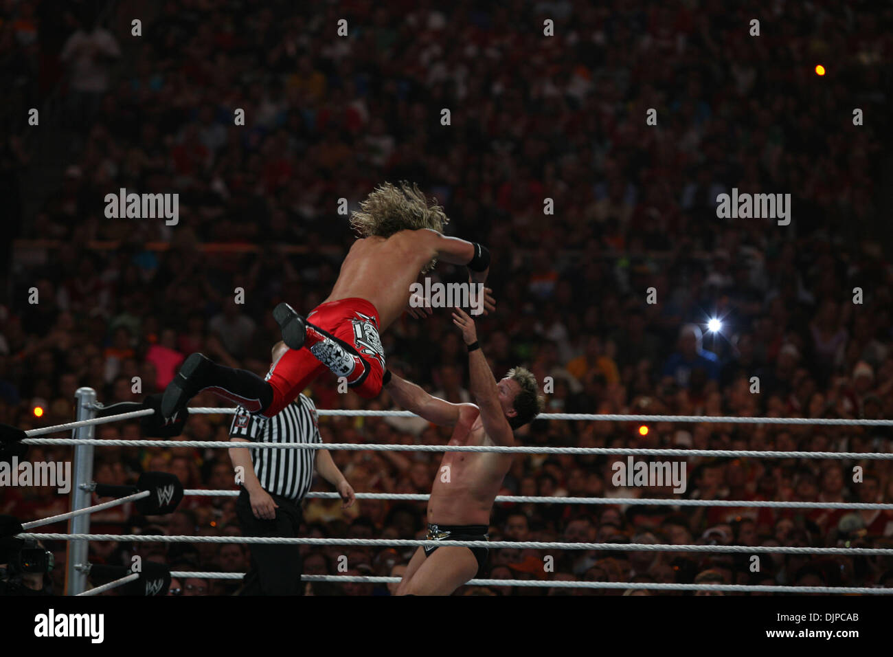 Mar 28, 2010 - Phoenix, Arizona, USA - CHRIS JERICHO and EDGE during ...