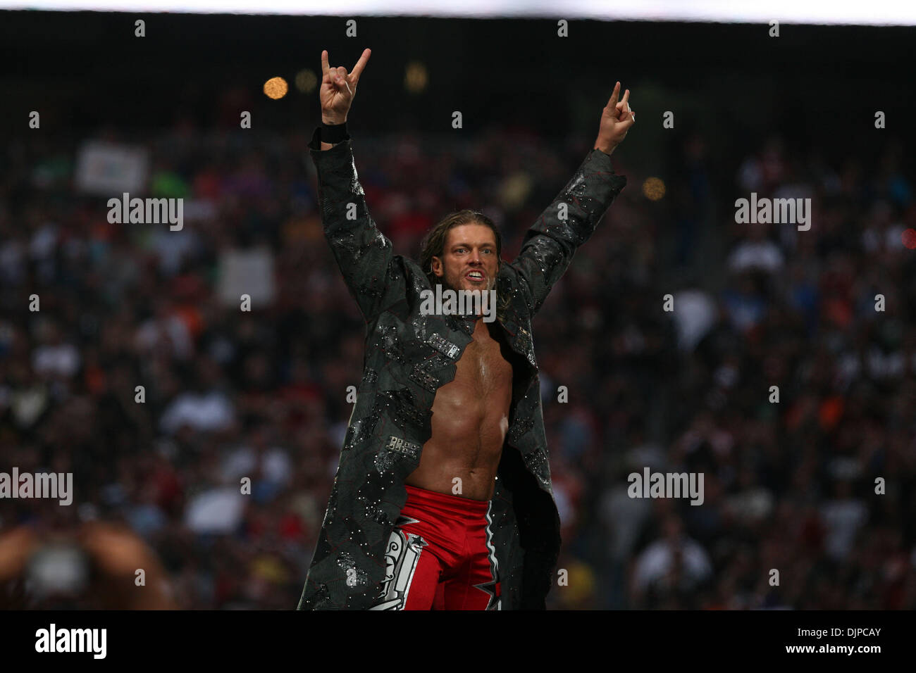 Mar 28, 2010 - Phoenix, Arizona, USA - EDGE during WWE Wrestlemania 26 ...