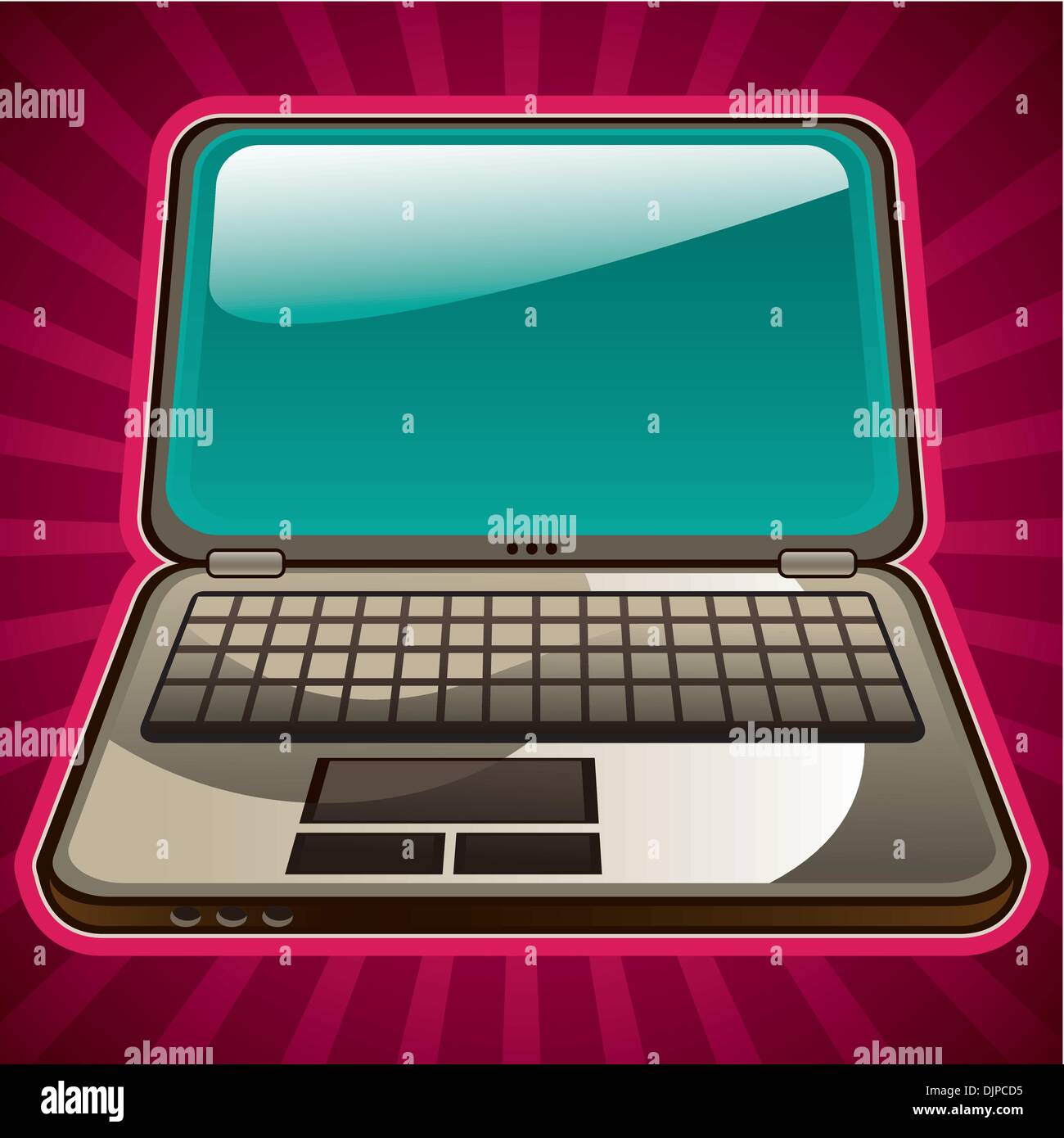 Keypad laptop Stock Vector Images - Alamy