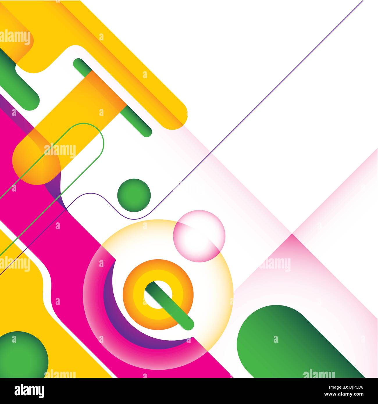 Illustrated modern abstraction in color Stock Vector Image & Art - Alamy