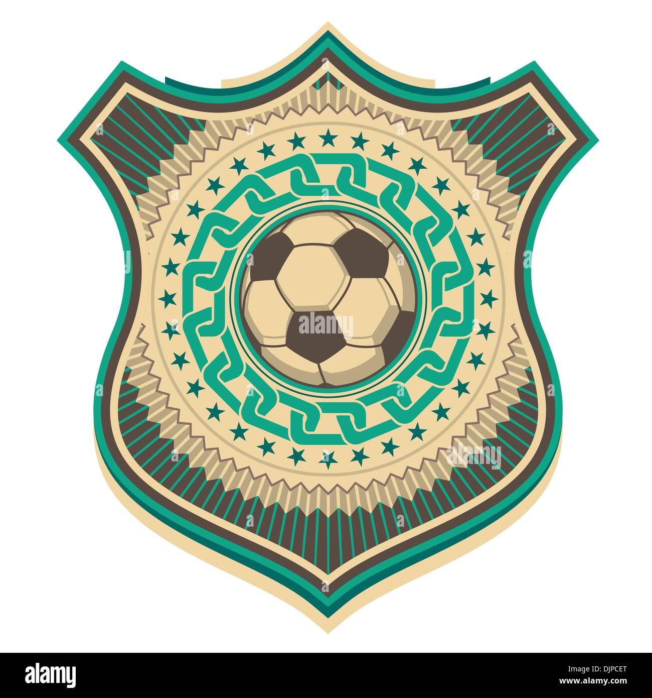 Football crest Stock Vector Images - Alamy