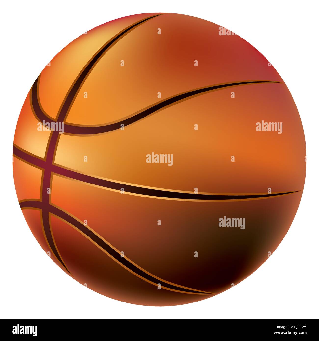 Basketball hoop on black Stock Vector Images - Alamy