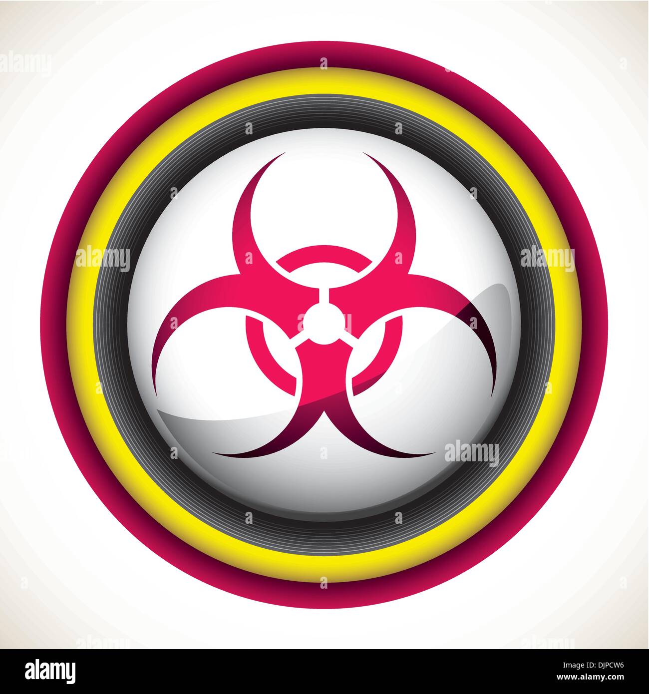Biohazard symbol vector black and red hi-res stock photography and ...