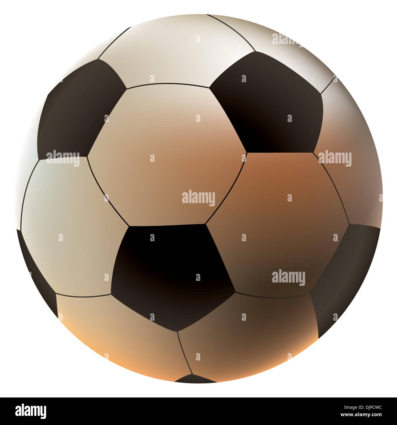 Isolated soccer ball Stock Vector Images - Alamy