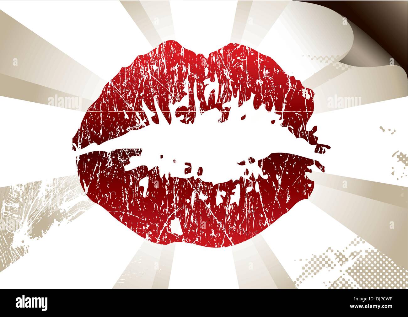 Lipstick Stain Vector