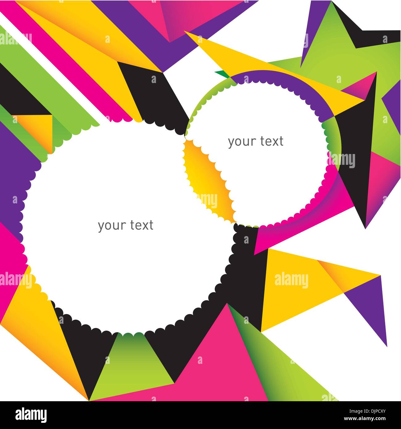 Modern colorful layout with abstraction Stock Vector Image & Art - Alamy