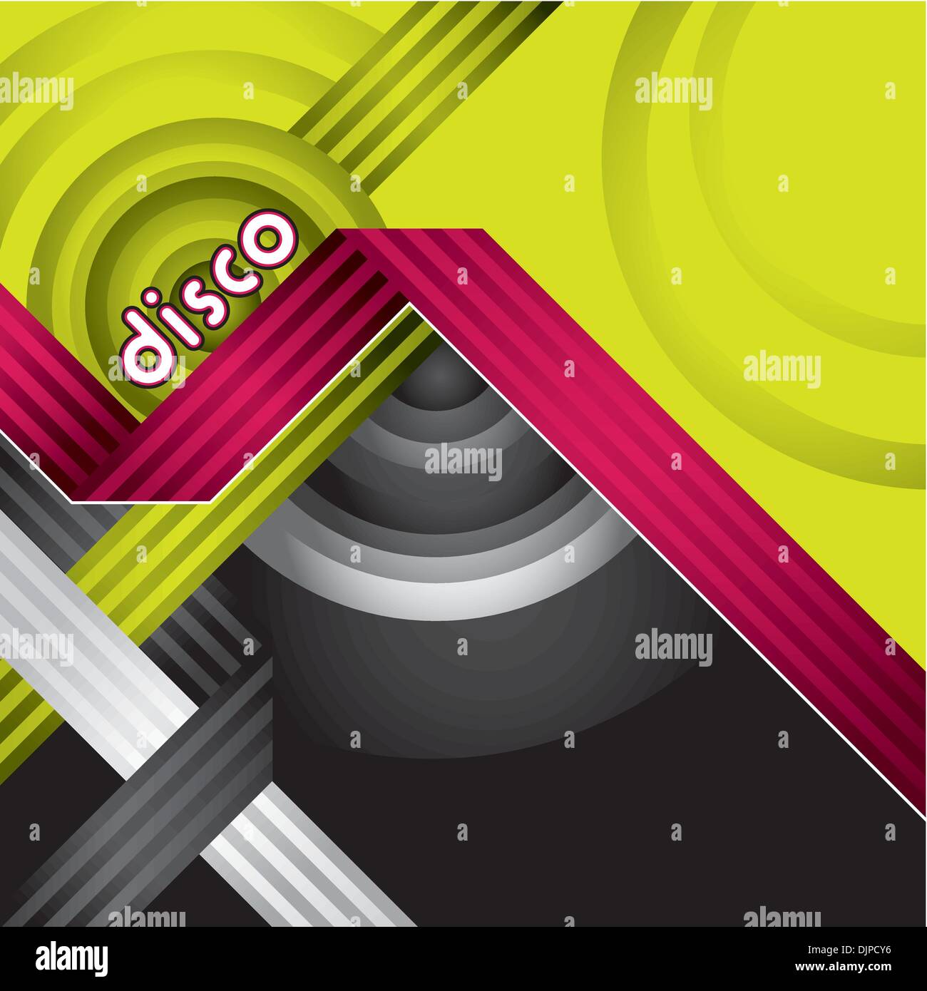 Modern designed disco banner Stock Vector Image & Art - Alamy