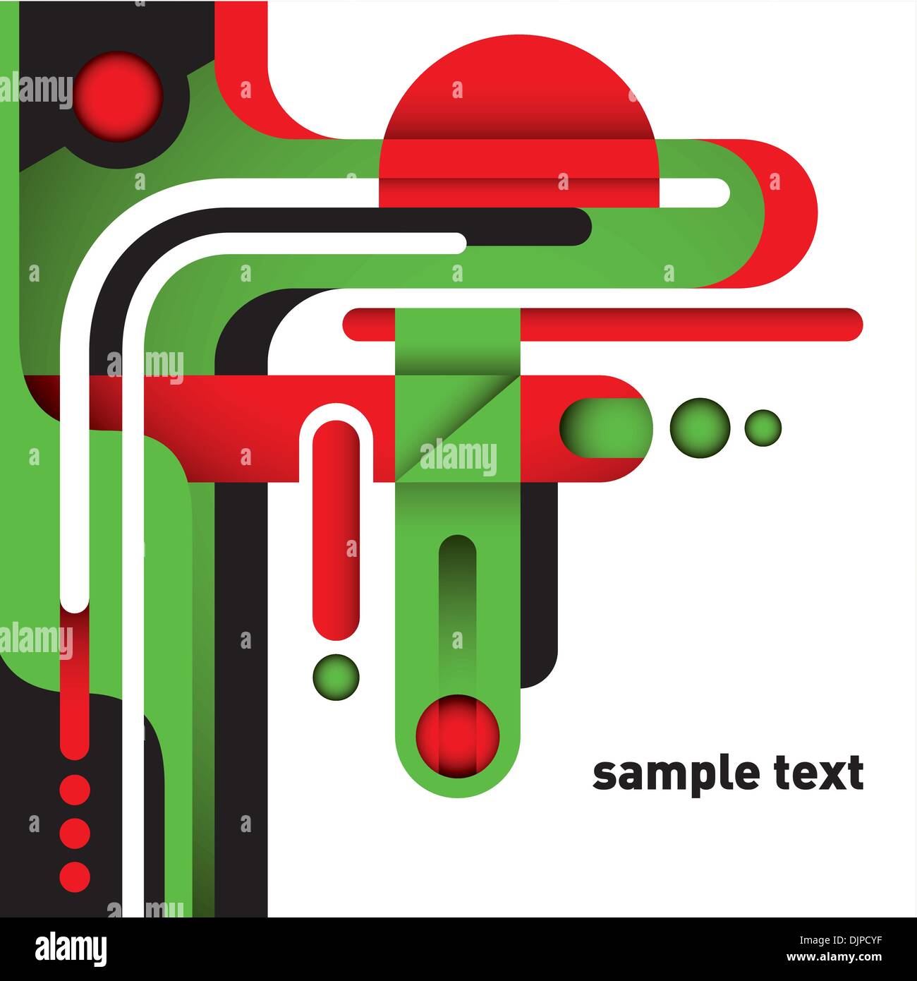 Modern layout with stylized shapes Stock Vector Image & Art - Alamy