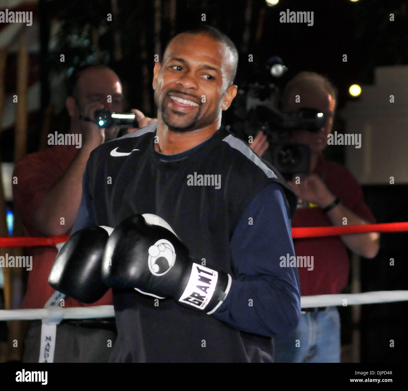 March 30, 2010 - Las Vegas, Nevada, USA - Boxer ROY JONES JR shows off ...