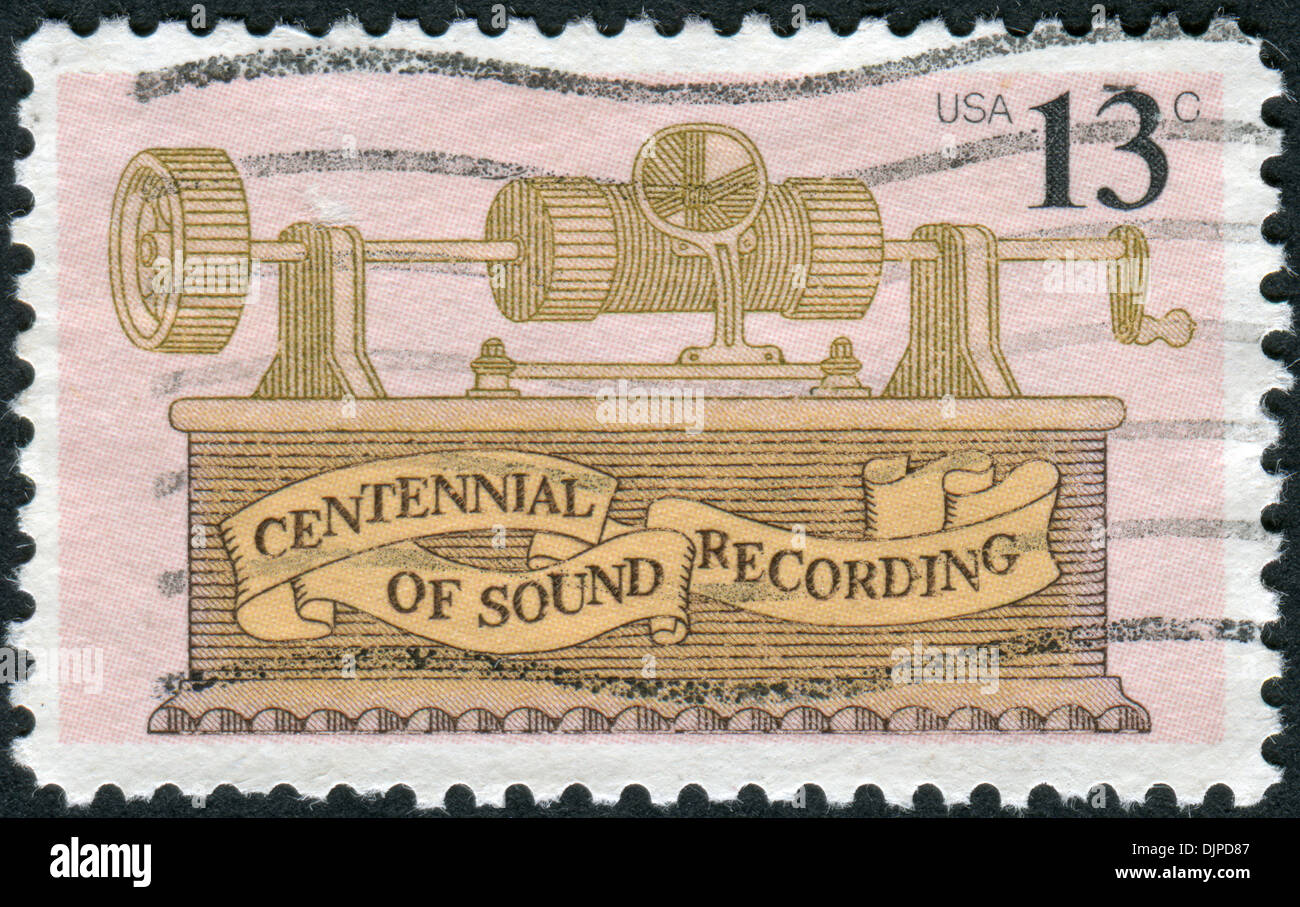 The centenary of invention of the phonograph by Thomas Alva Edison ...