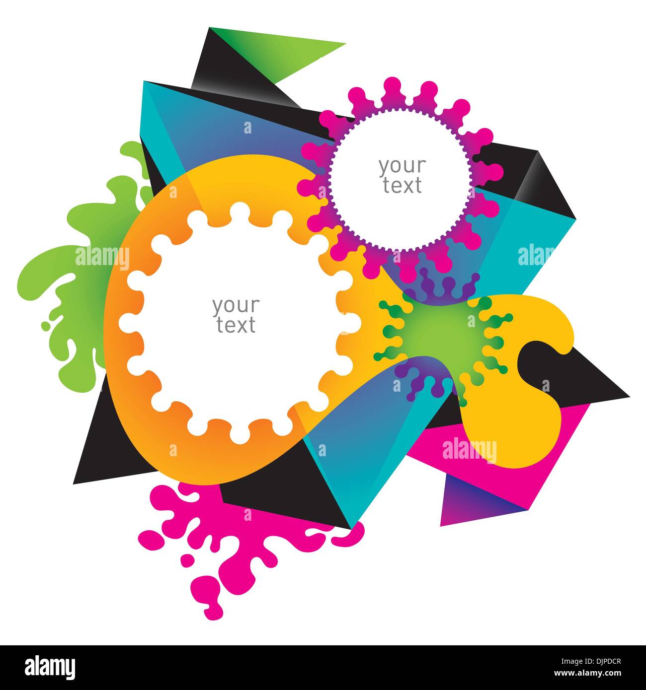 Artistic colorful layout abstraction Cut Out Stock Images & Pictures ...