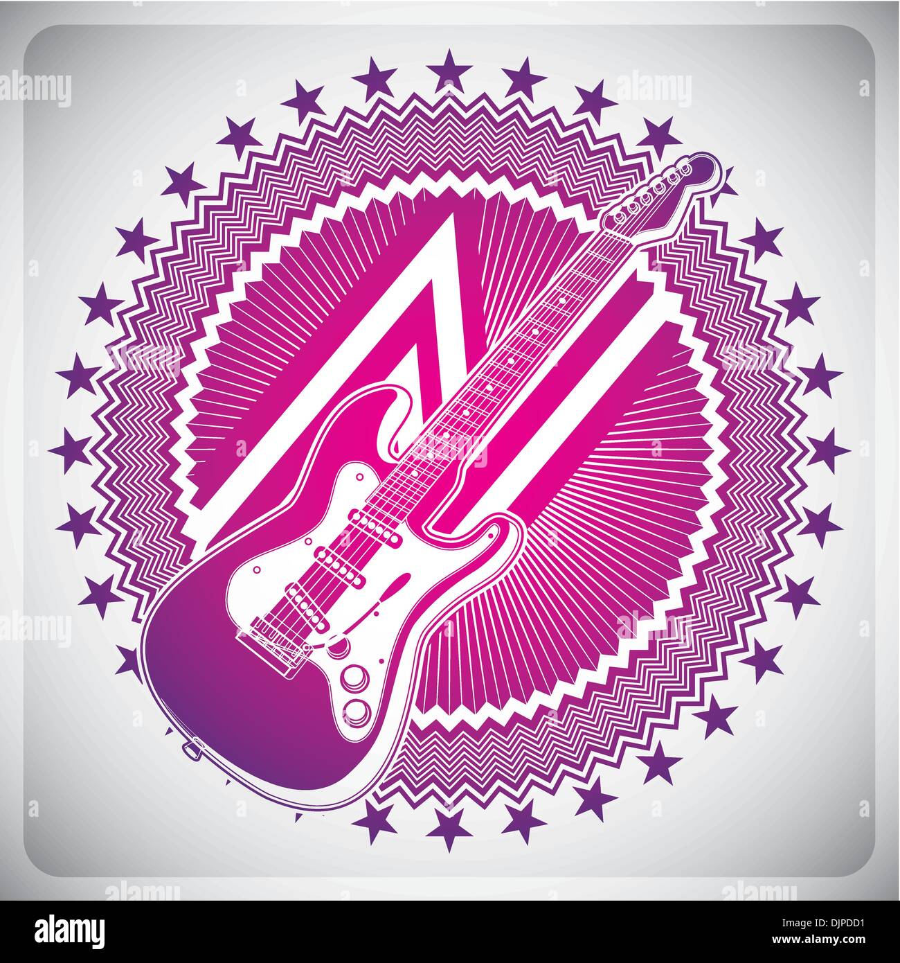 Exploding guitar music Stock Vector Images - Alamy