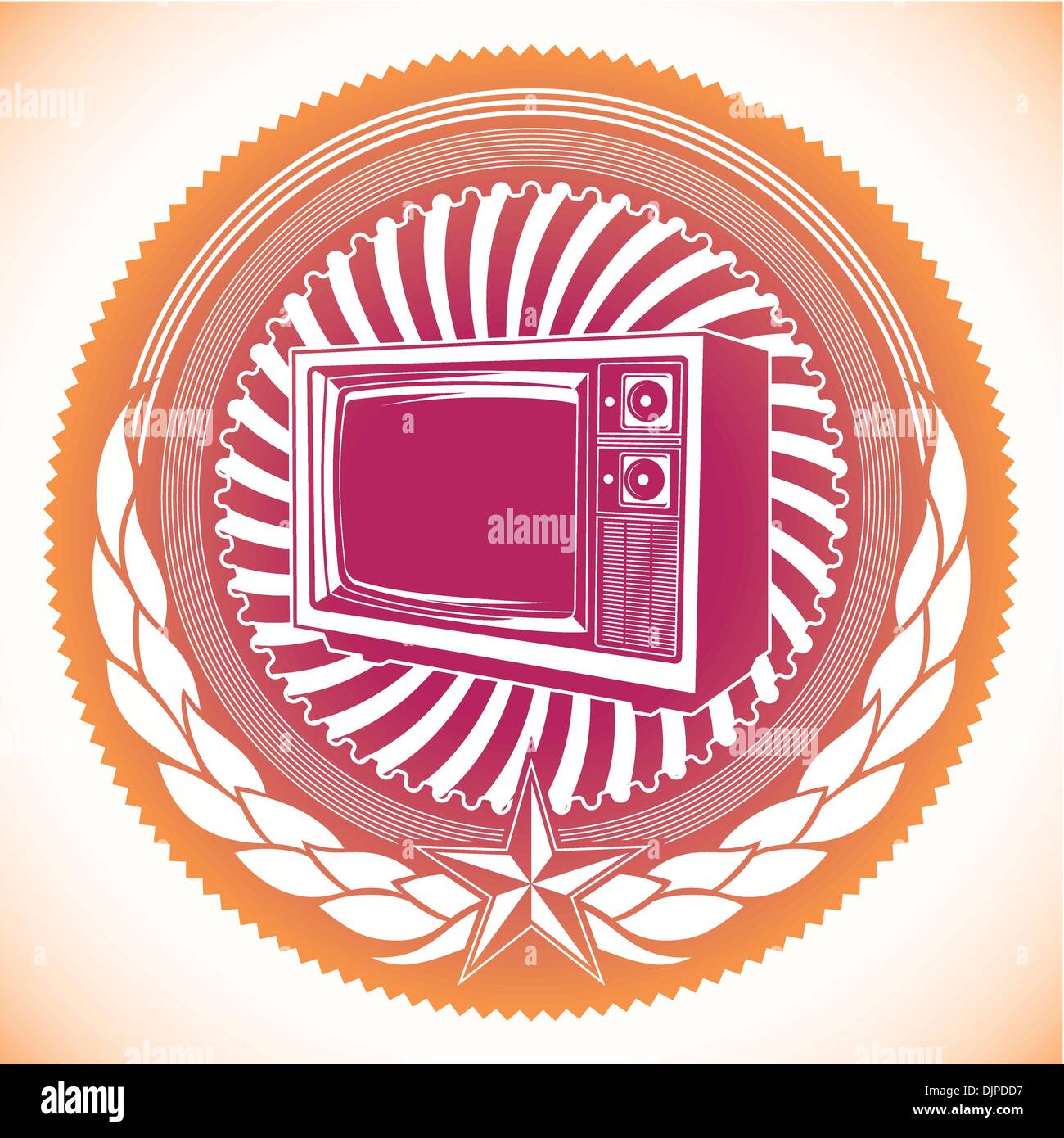 Broadcasting emblem hi-res stock photography and images - Alamy