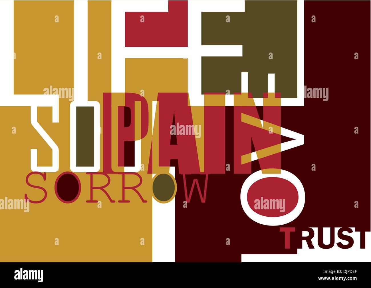 Poster with typography Stock Vector Image & Art - Alamy