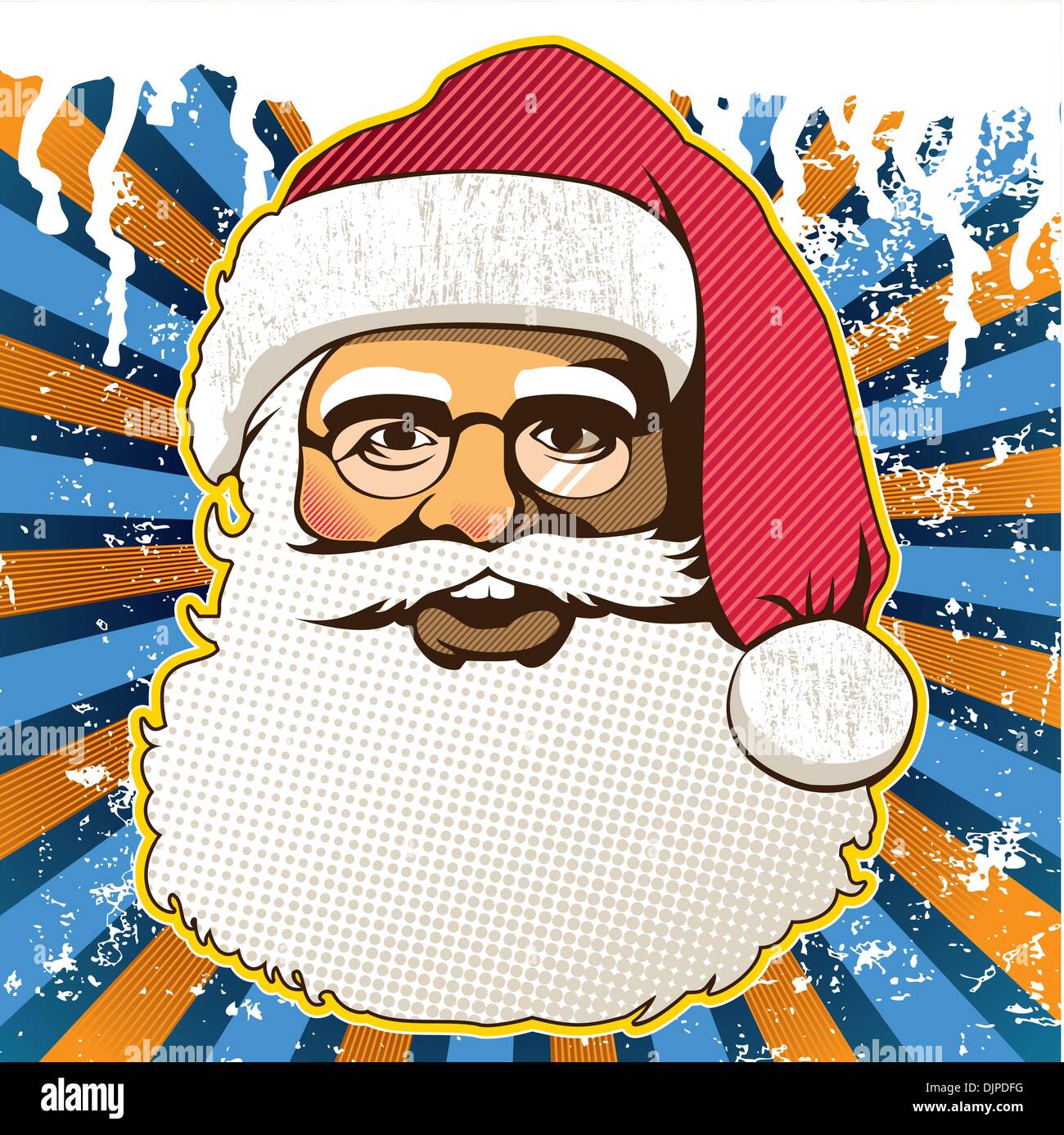 Claus face Stock Vector Images - Alamy