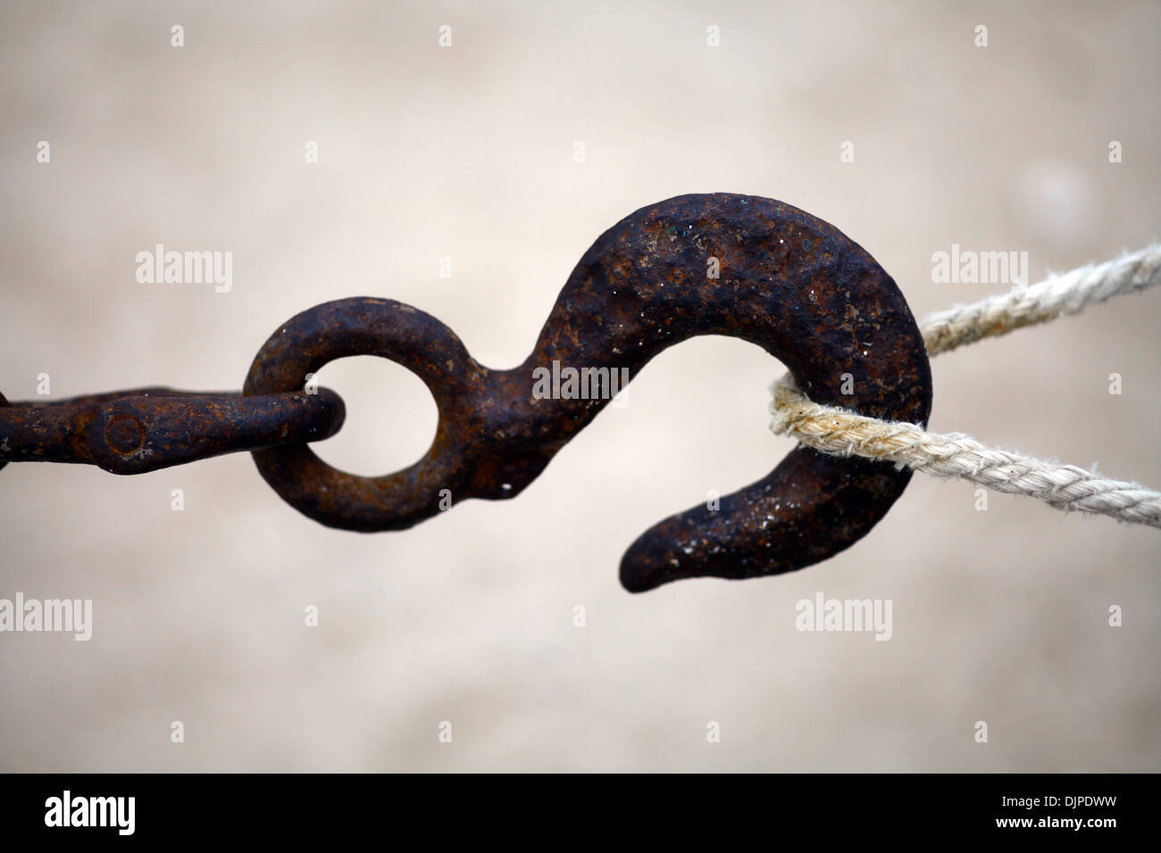 Rusty hook hi-res stock photography and images - Alamy