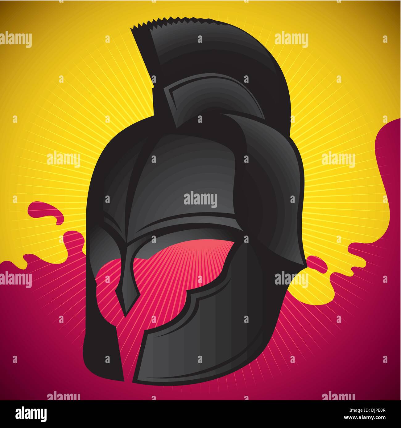 Stylized illustration of medieval helmet Stock Vector Image & Art - Alamy