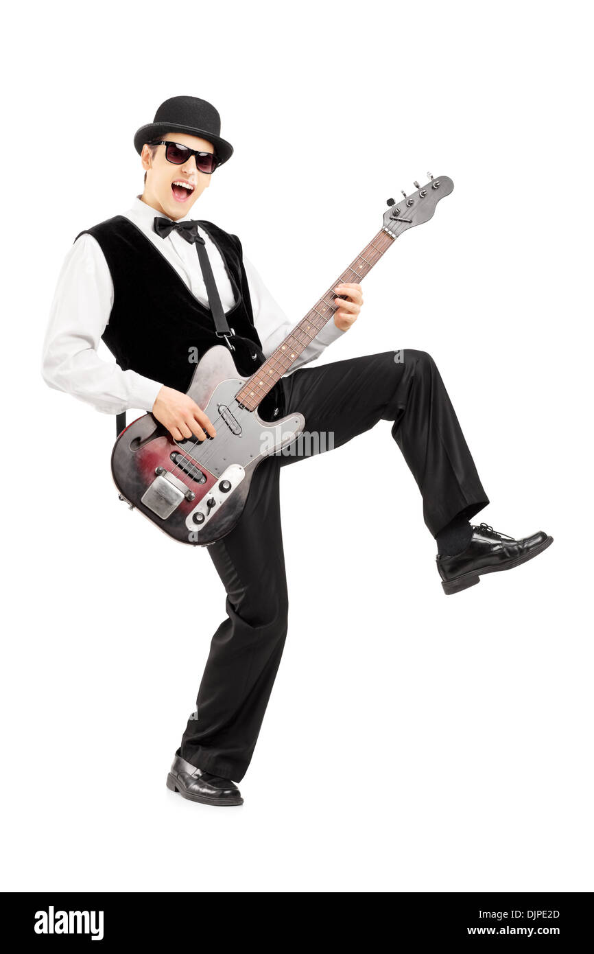 Man playing a bass hi-res stock photography and images - Alamy