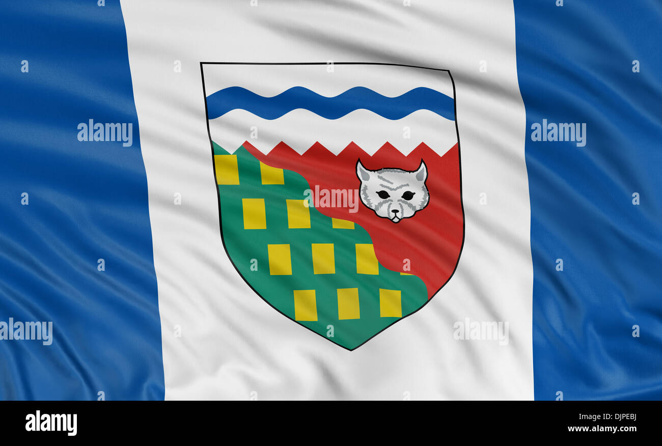 3D Northwest Territories Flag Stock Photo - Alamy