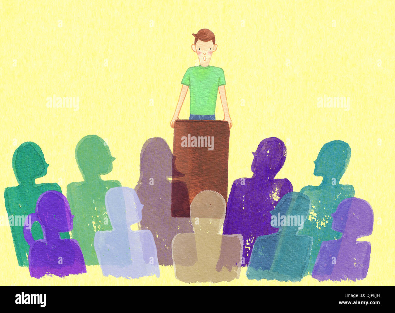 Town Hall Meeting Cartoon