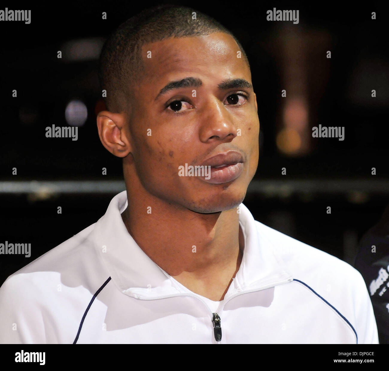 March 25, 2010 - Las Vegas, Nevada, USA - Boxer VICTOR CAYO at the ...