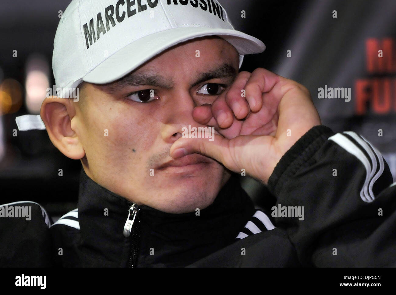 March 25, 2010 - Las Vegas, Nevada, USA - Boxer MARCOS MAIDANA at the ...