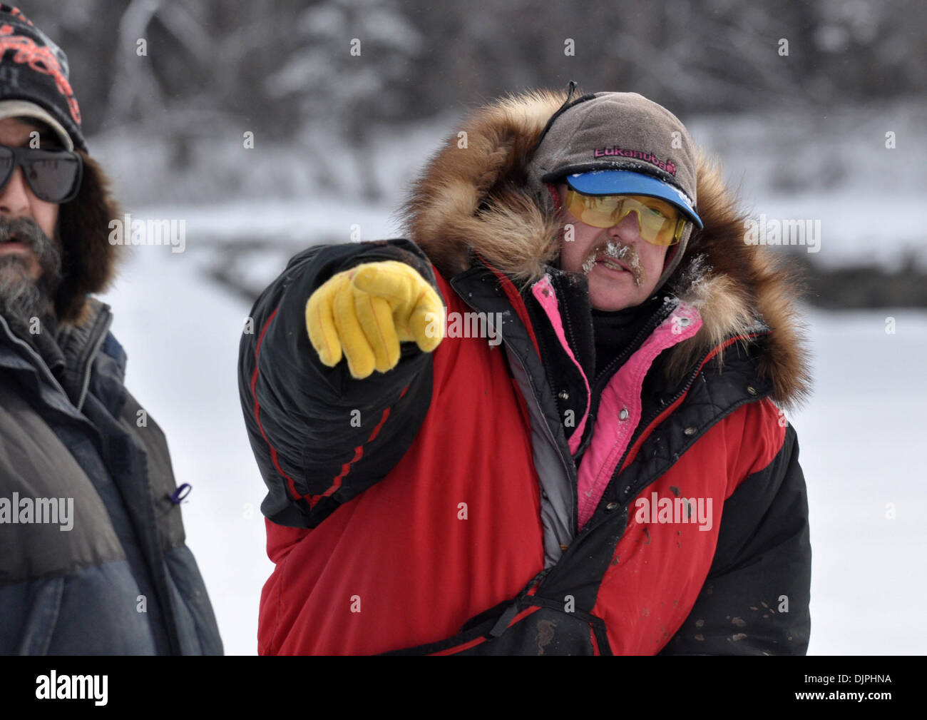 Mar 09, 2010 - Nikolai, Alaska, USA - RICK SWENSON arrives at the ...
