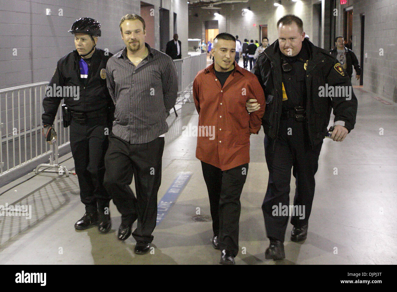 Mar 13, 2010 - Arlington, Texas, USA - Two men are arrested by ...