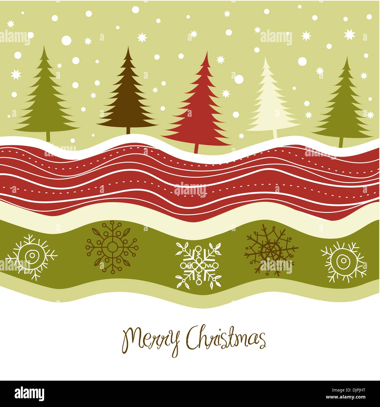 Country christmas Stock Vector Images - Alamy