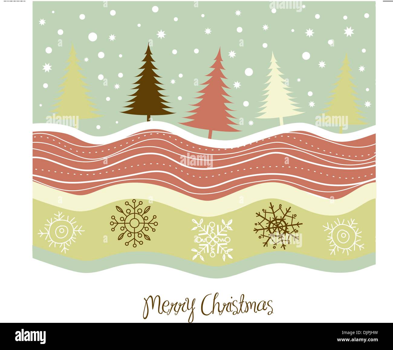 Stylized countryside Stock Vector Images - Alamy