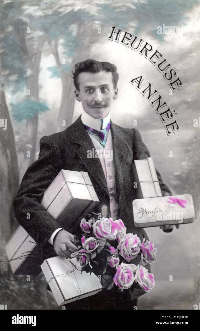 1900s french postcard hi-res stock photography and images - Alamy