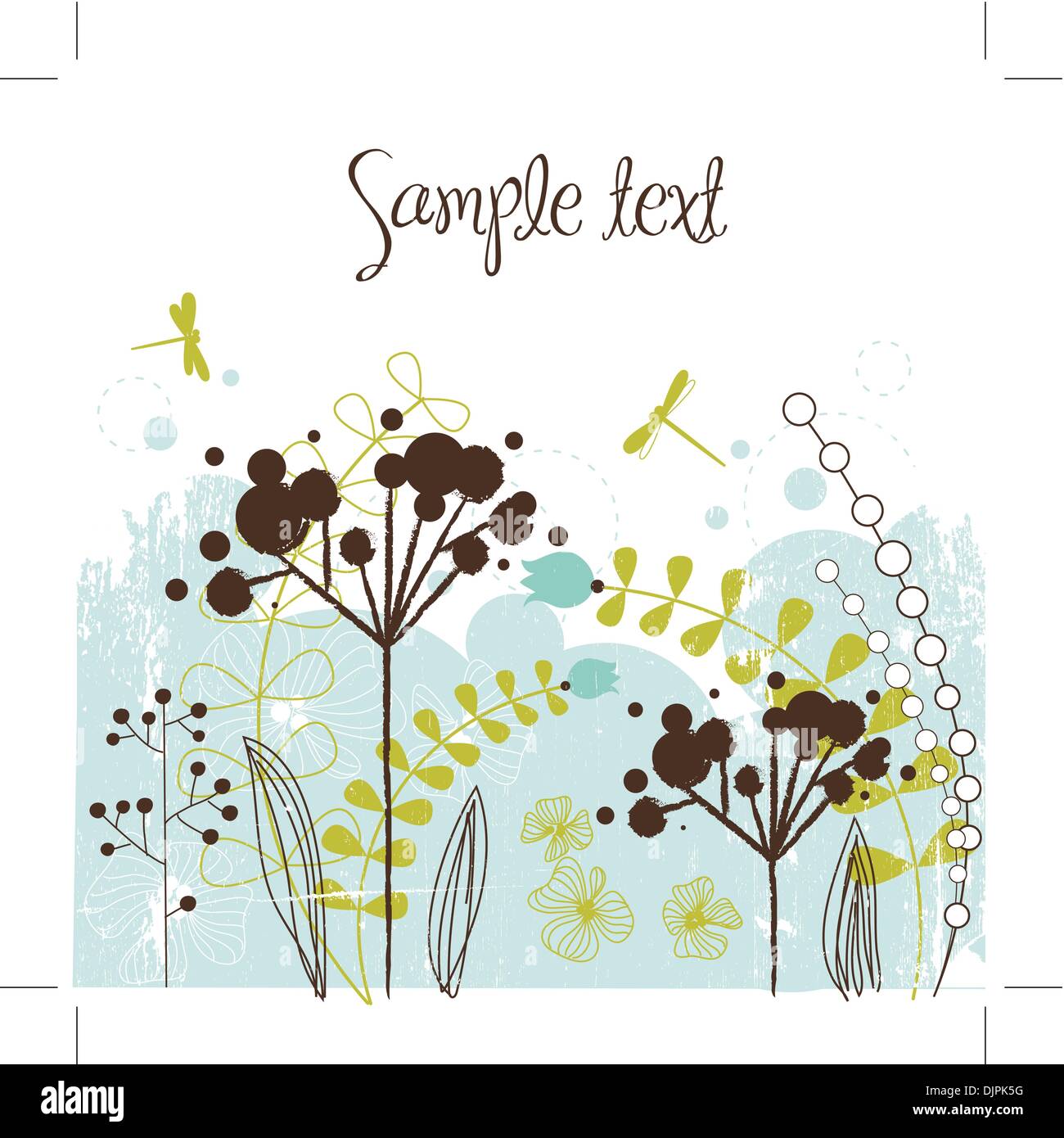 Gorgeous nature theme background with place for your text Stock Vector ...
