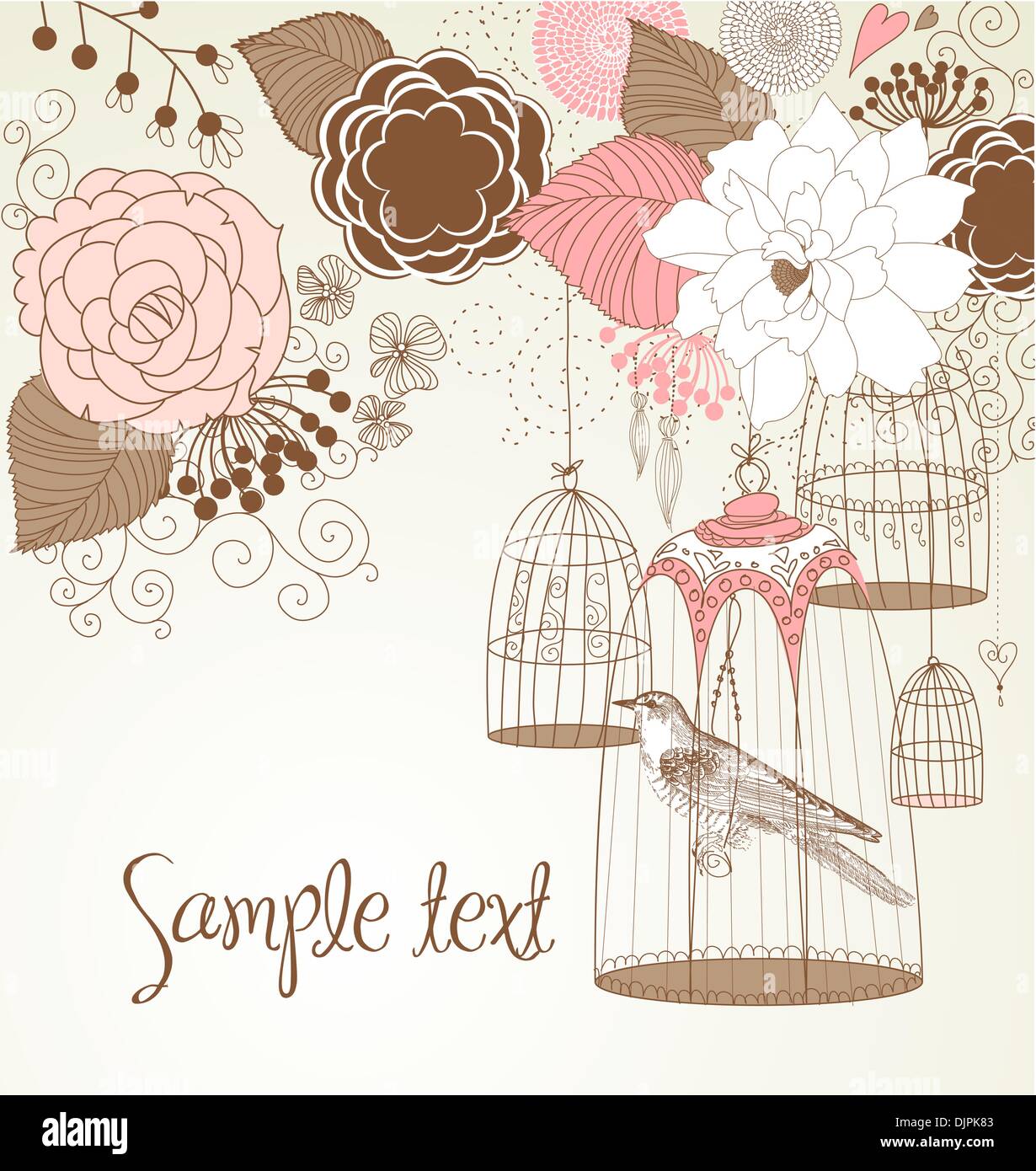 Plant Wire Cage Stock Vector Images - Alamy